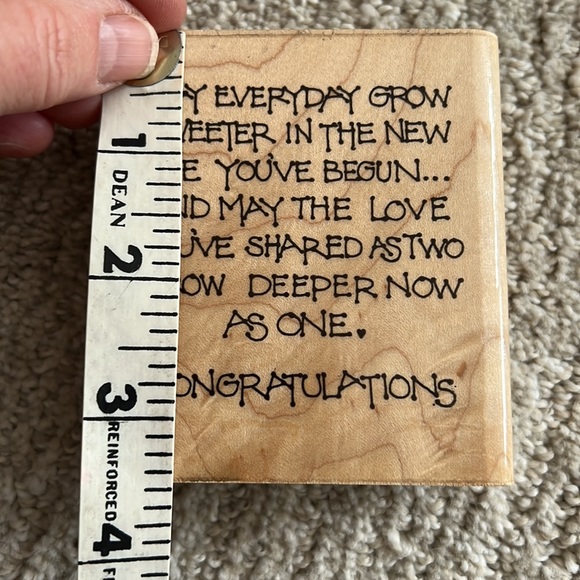 Dots | Art | Dots Wedding Wish Rubber Stamp | Poshmark